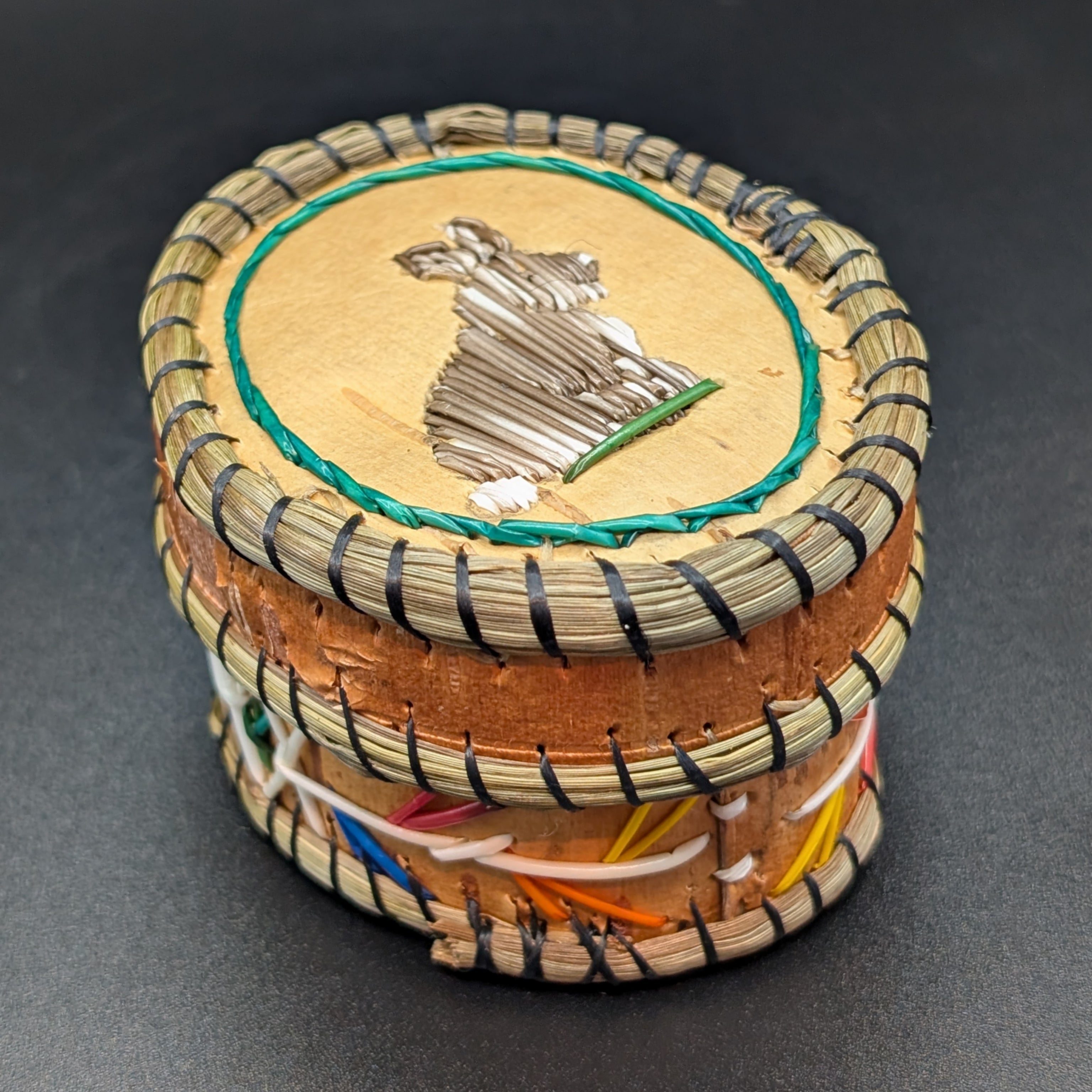 Rabbit | Porcupine Quill & Birch Bark Basket – Aunty Collective