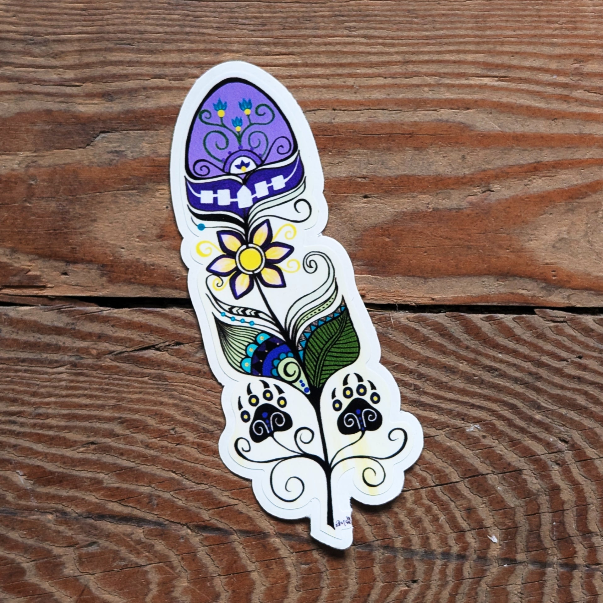 “Medicine Walk” Sticker | Rebecca Maracle – Aunty Collective