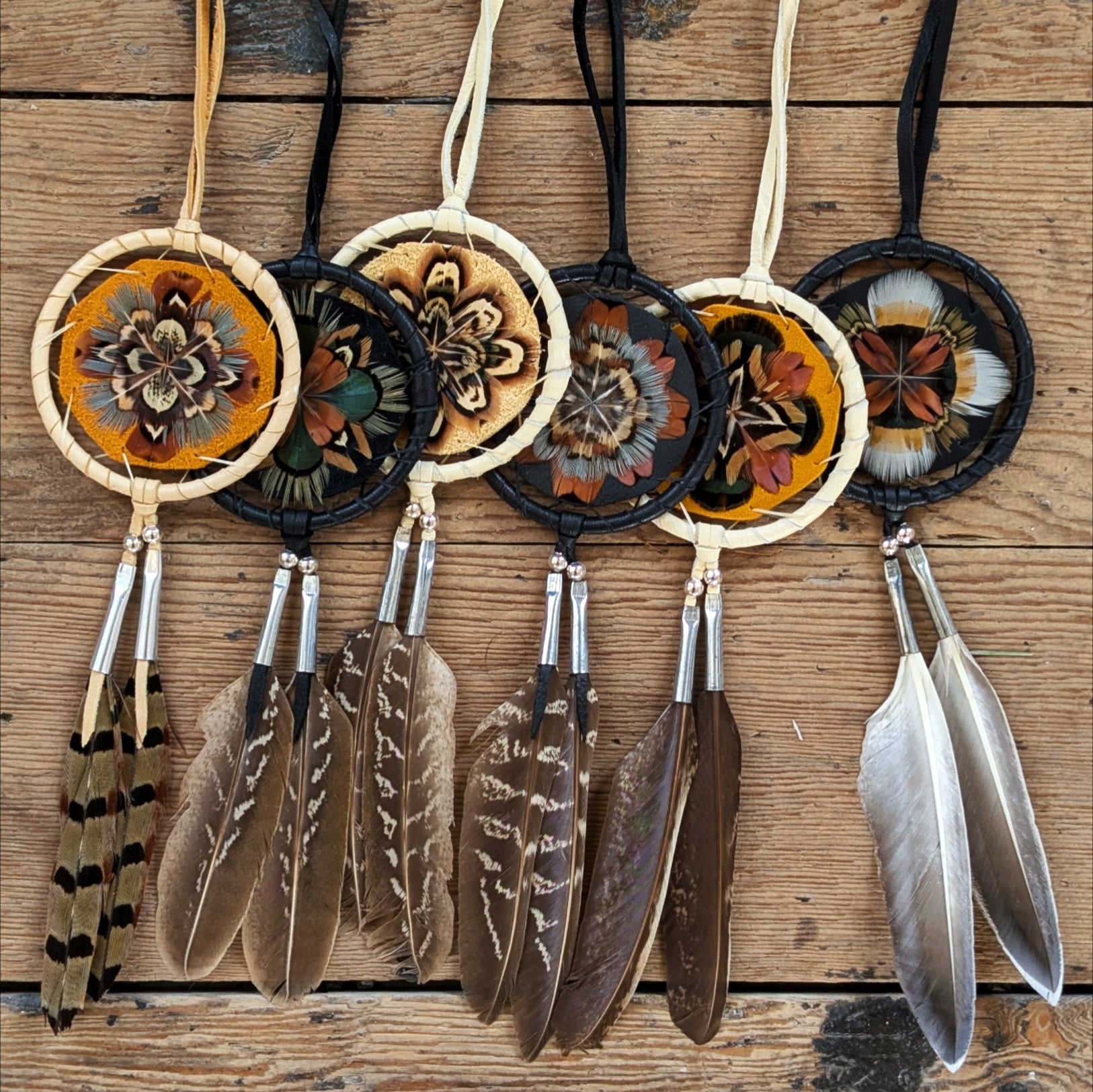 Small Feather Art Medicine Shields | Rebecca Maracle – Aunty Collective
