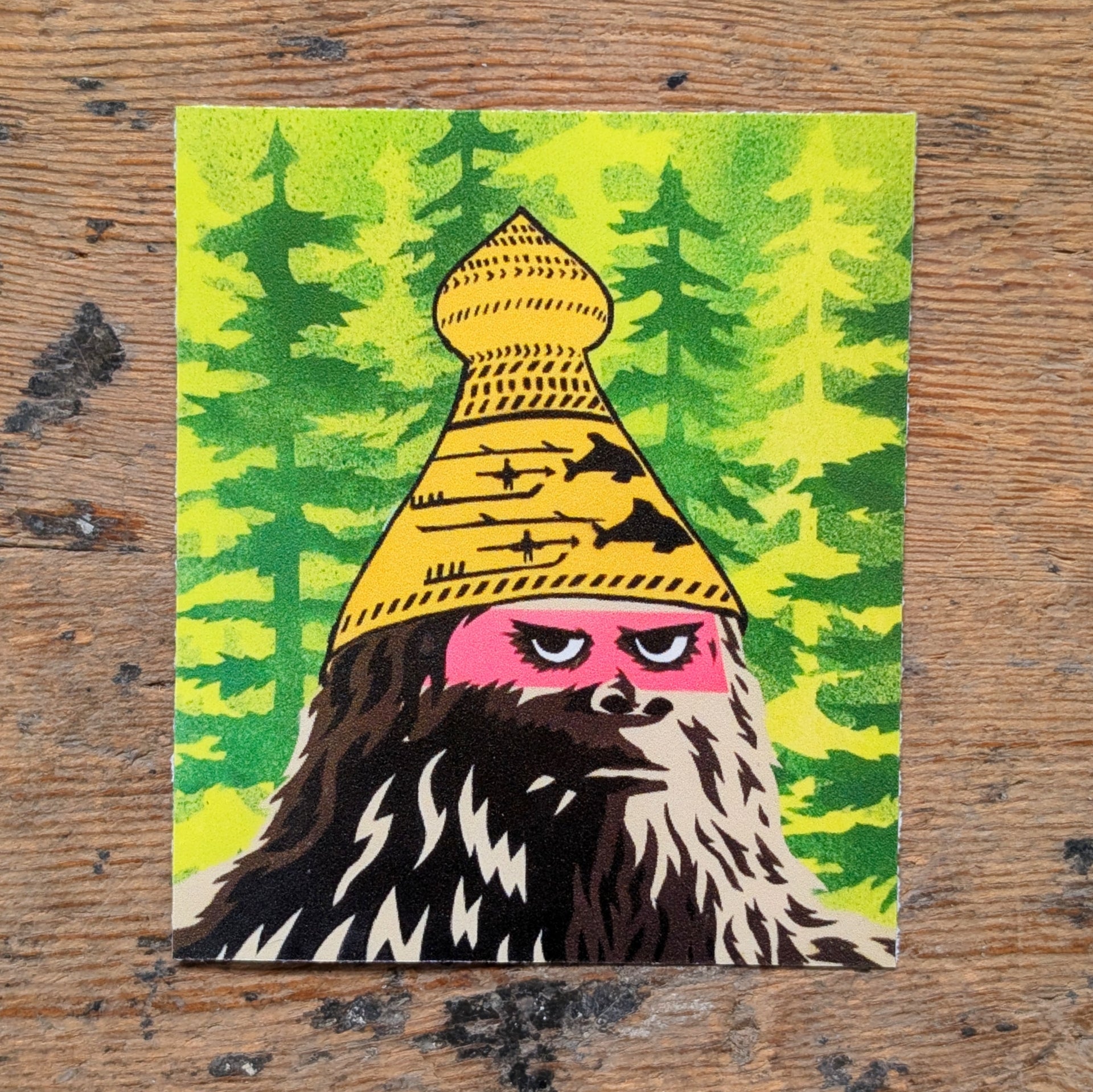Sasquatch Sticker | Randy Babichuk – Aunty Collective