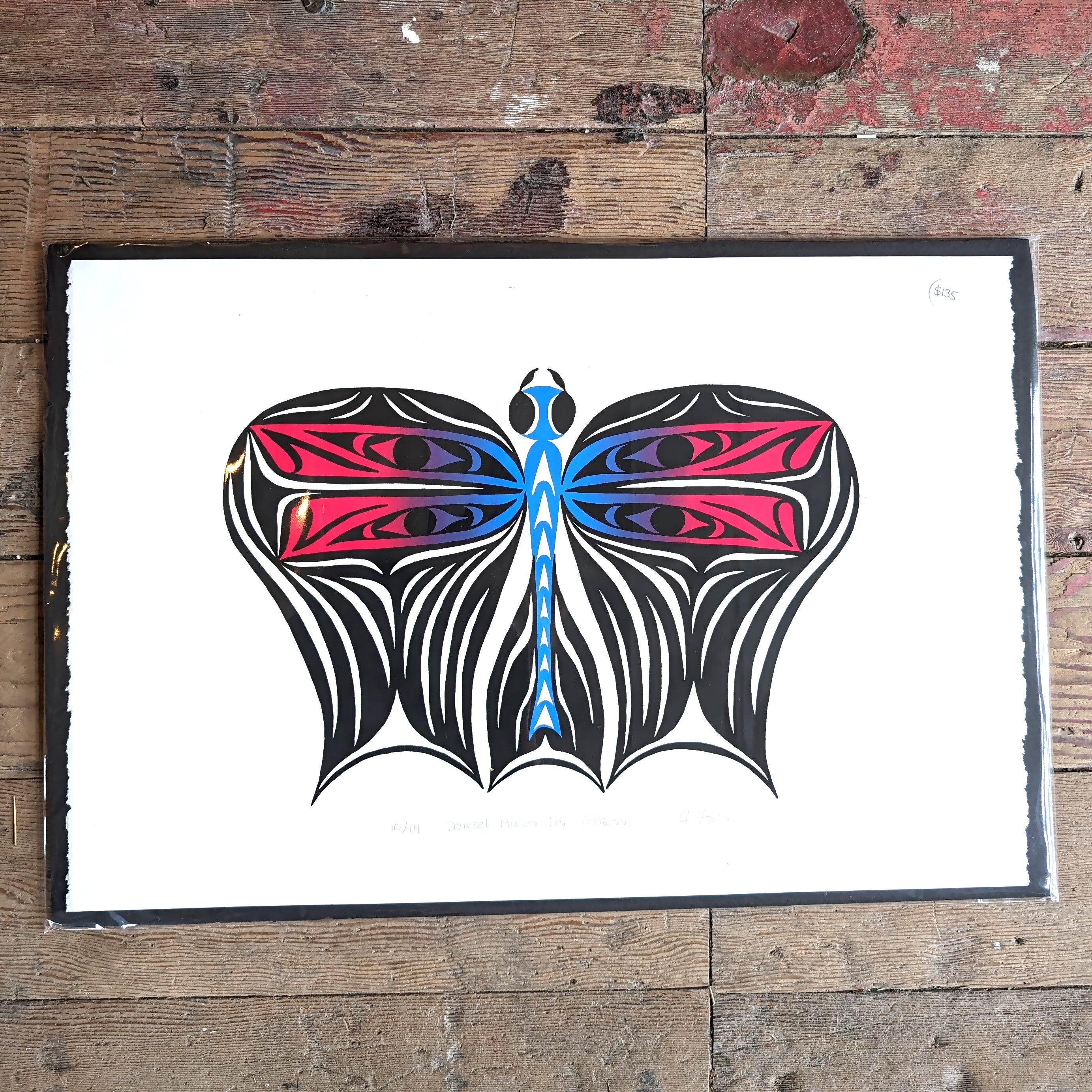 "Damsel Makes Her Address" Serigraph Print – aunty-collective