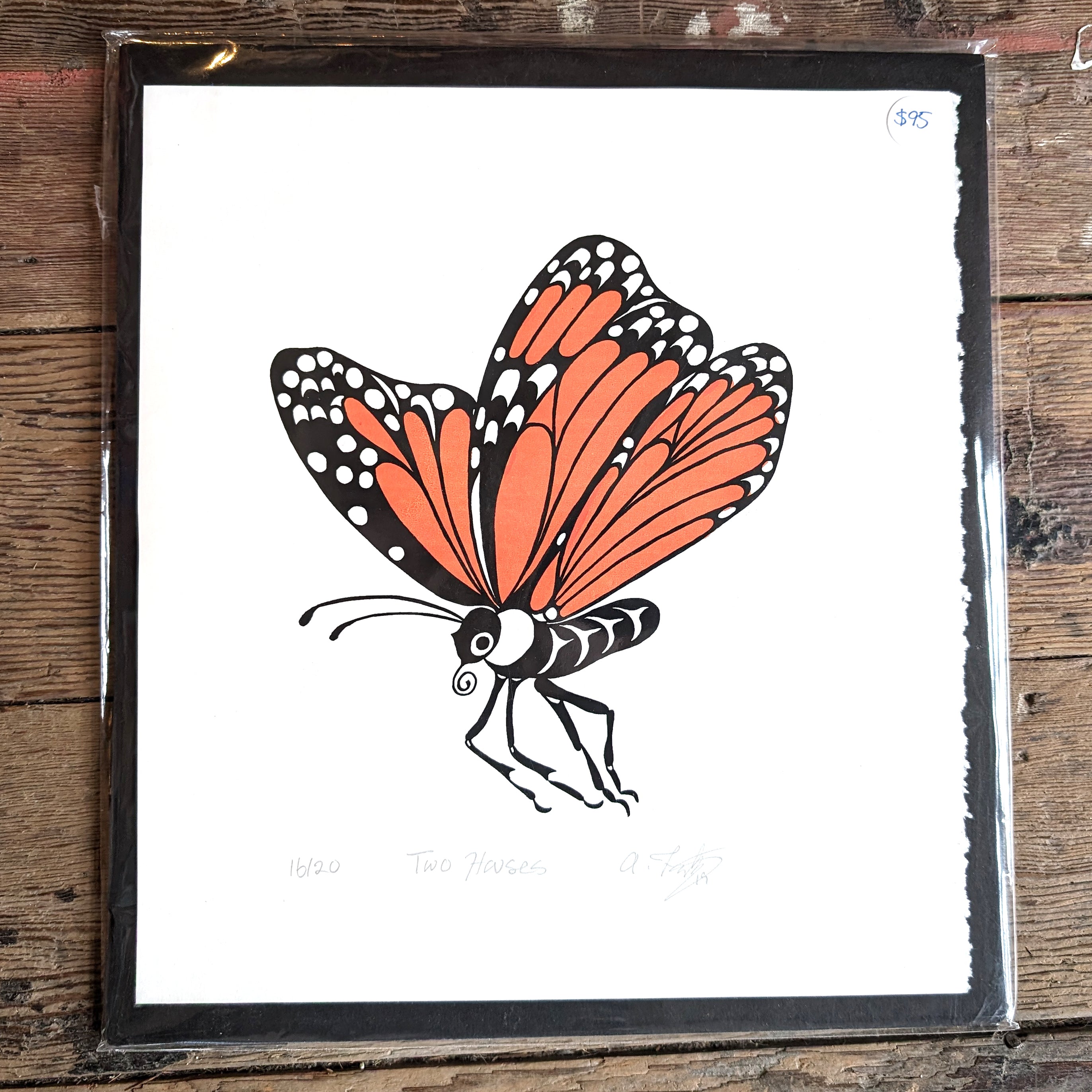 "Two Houses" Serigraph Print – aunty-collective