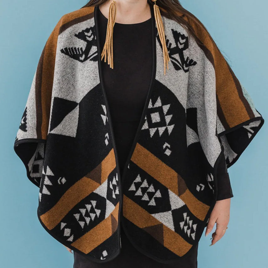 Thunderbird Reversible Shawl | MiniTipi – Aunty Collective